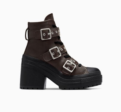 Chuck 70 De Luxe Heel Leather & Buckles Unisex High Top Shoe. Converse.com