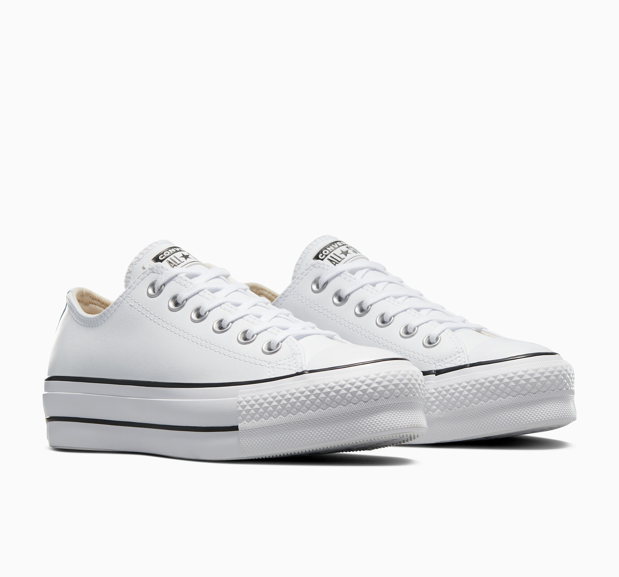 Chuck Taylor All Star Lift Platform Leather Women's Low Top Shoe ...