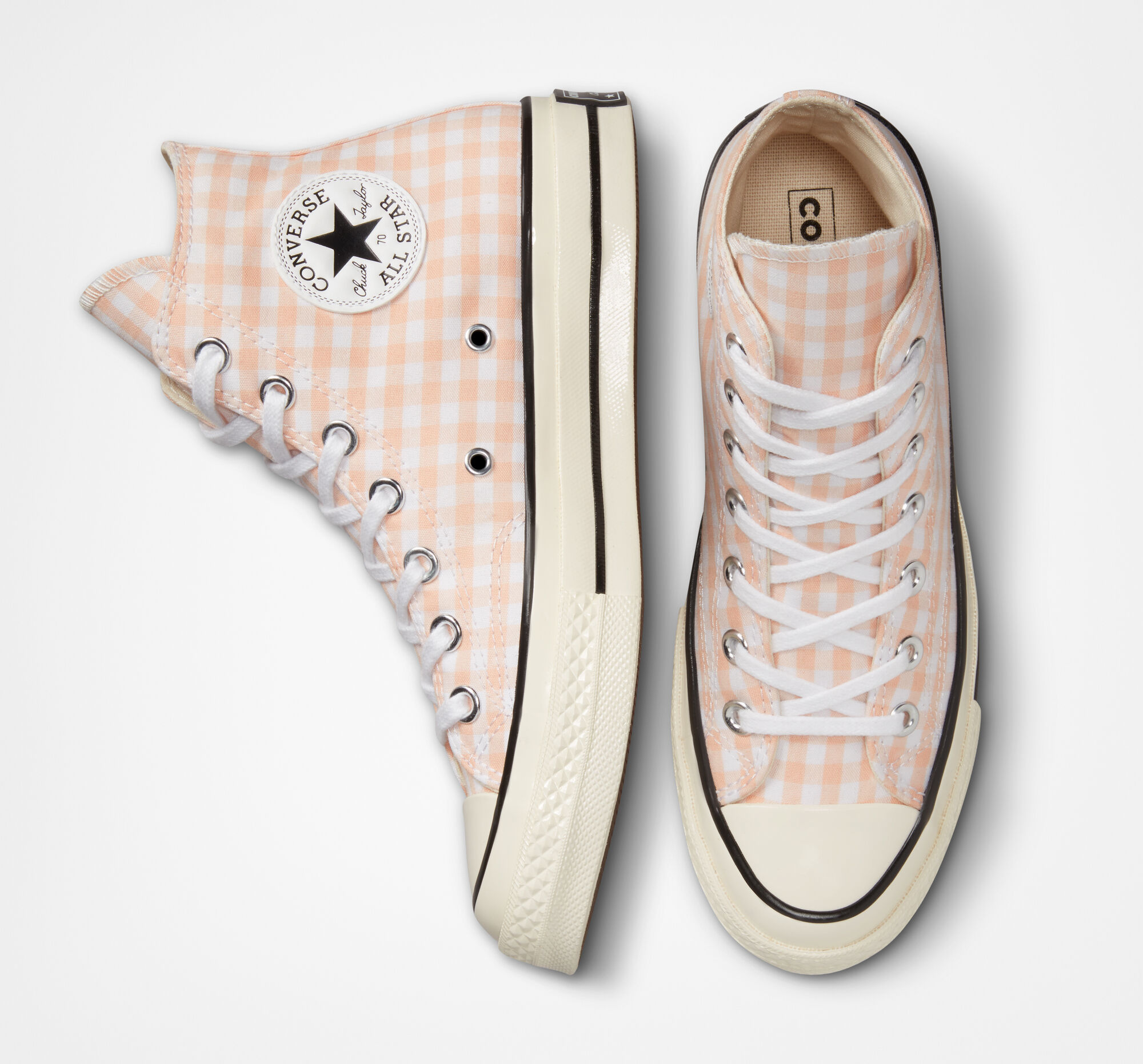 Chuck 70 Gingham Women's High Top Shoe. Converse.com