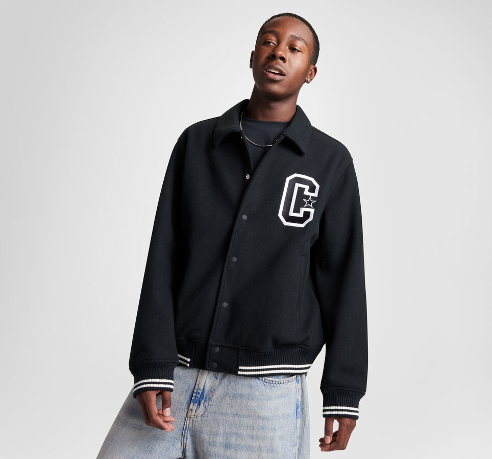 "C" Retro Varsity Jacket Men's Jacket. Converse.com