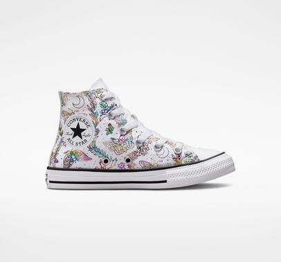 Chuck Taylor All Star Butterfly Shine Little Kids High Top Shoe ...