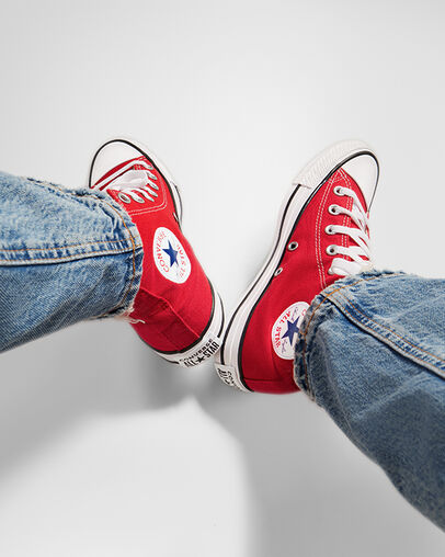 Chuck Taylor All Star Red High Top Shoe