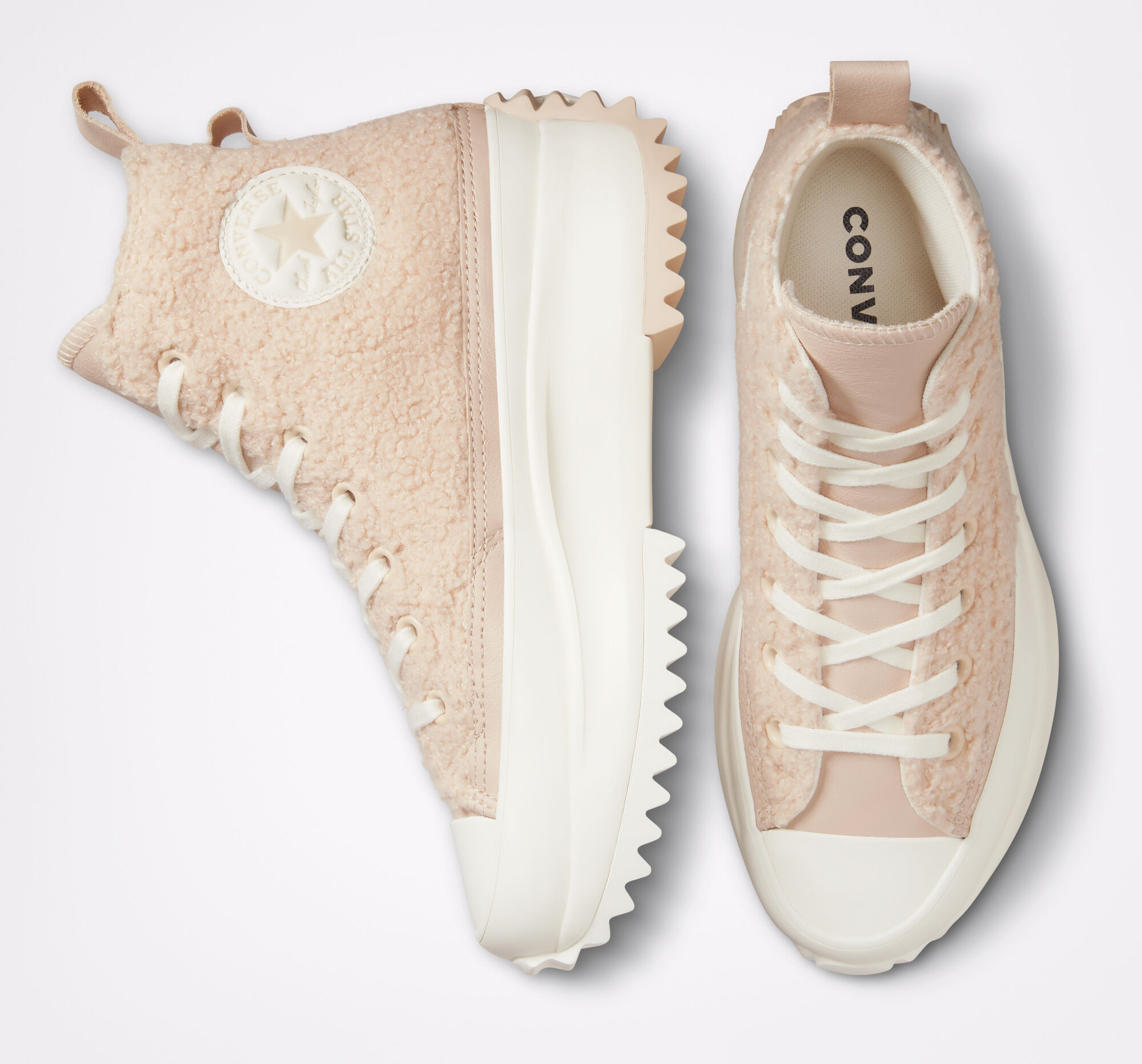 Run Star Hike Platform Sherpa Unisex High Top Shoe. Converse.com