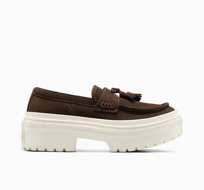 Chuck Taylor All Star Lugged Heel Loafer Platform Suede Women's Low Top ...