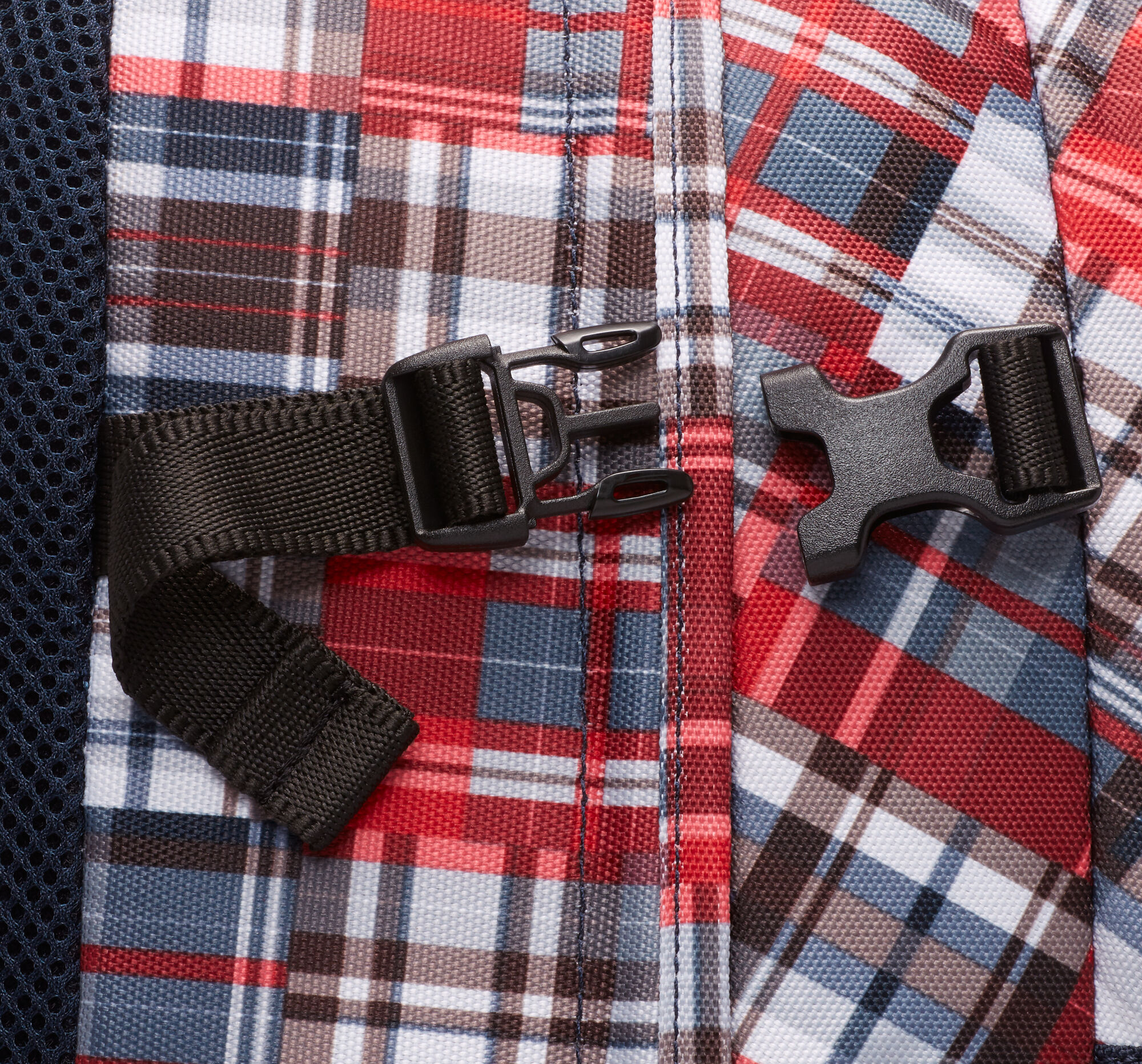 Patchwork Straight Edge Backpack