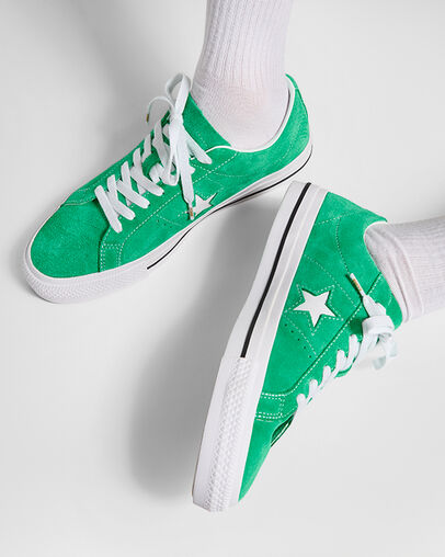Blue and Green Shoes. Converse.com