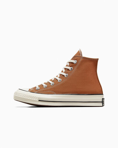 Orange Converse High Tops