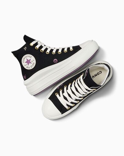 Chuck Taylor All Star Move Platform Tiny Tattoos Women's High Top Shoe ...