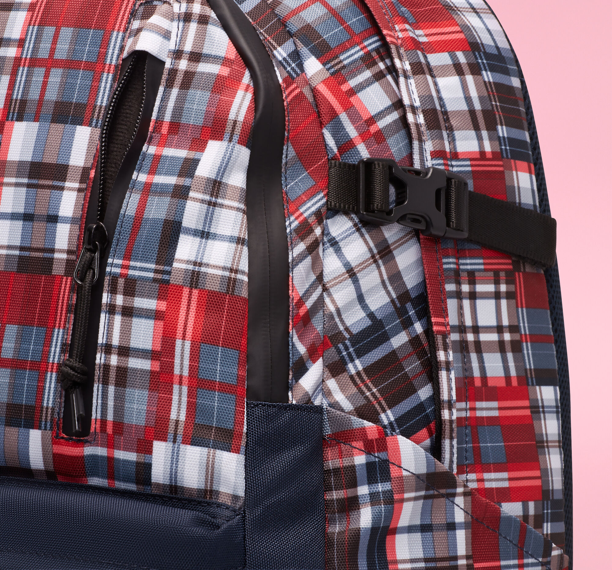 Patchwork Straight Edge Backpack