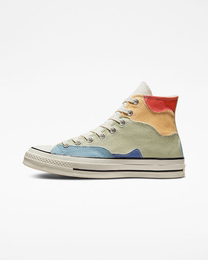 Chuck 70 Crafted Patchwork Unisex High Top Shoe. Converse.com