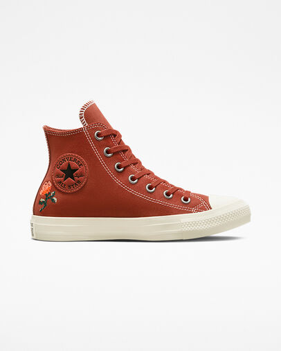 Chuck Taylor All Star Embroidered Roses Women's High Top Shoe. Converse.com
