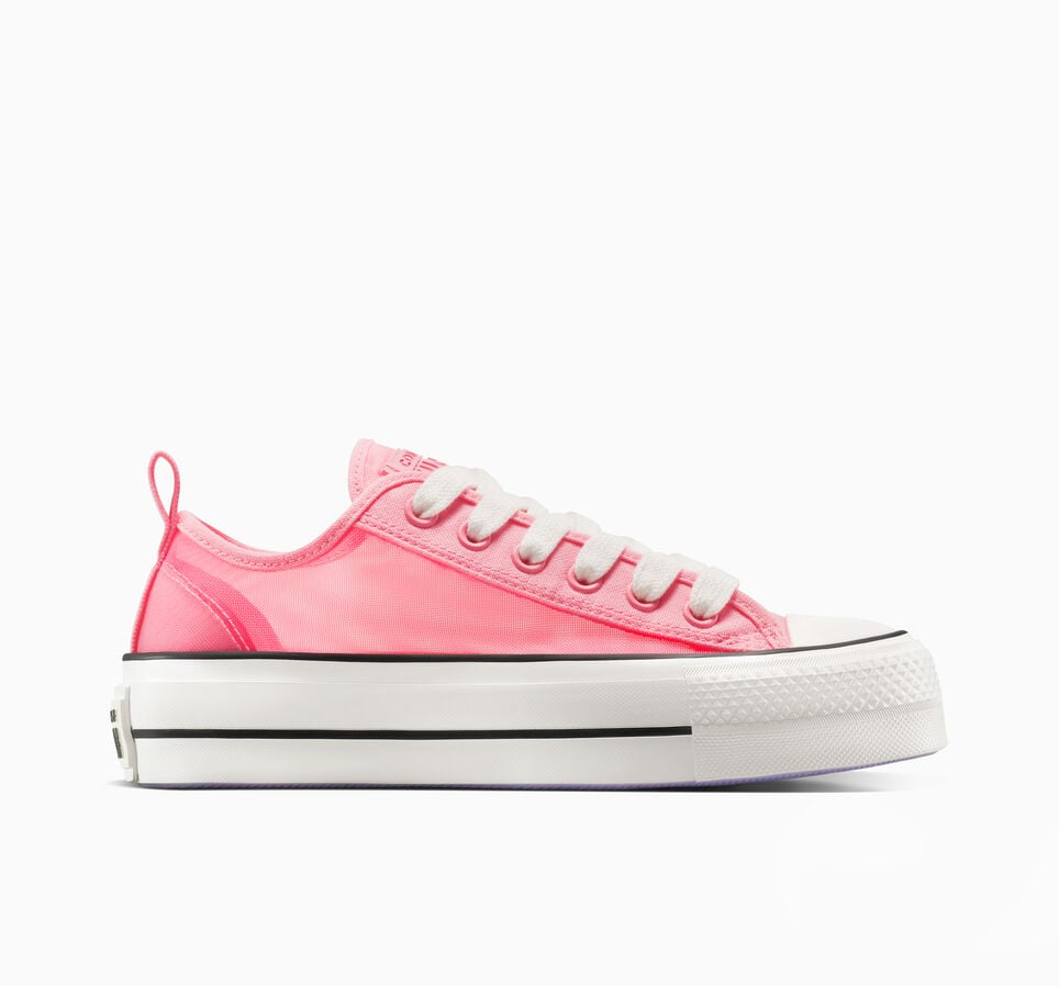 Chuck Taylor All Star Lift Platform Translucent Color Women's Low Top ...