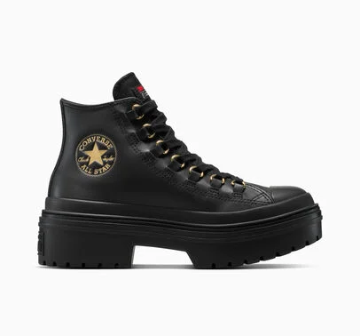 Chuck Taylor All Star Lugged Heel Platform Waterproof Leather Women's ...