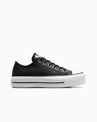 Chuck Taylor All Star Lift Platform Leather Women's High Top Shoe ...