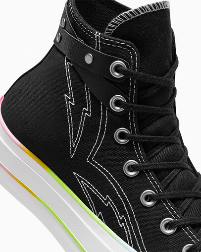 Black High Tops, Low Tops, and Platform Shoes. Converse.com
