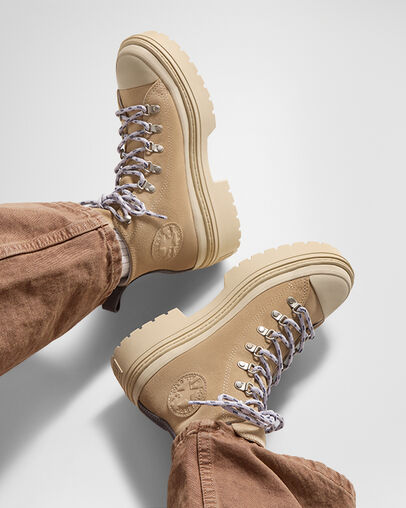 Chuck Taylor All Star Lugged Heel Waterproof Platform Women's High Top ...