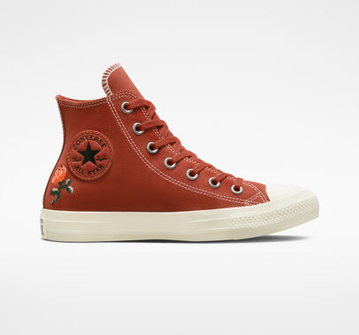 Chuck Taylor All Star Embroidered Roses Women's High Top Shoe. Converse.com
