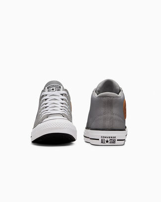 Chuck Taylor All Star High Street Faux-Leather Unisex Mid Shoe ...