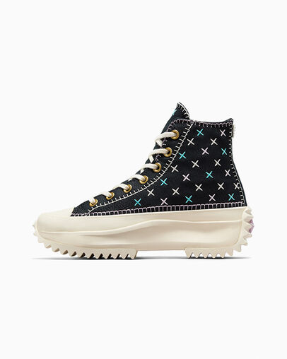 Run Star Hike Platform Crafted Stitching Unisex High Top Shoe. Converse.com