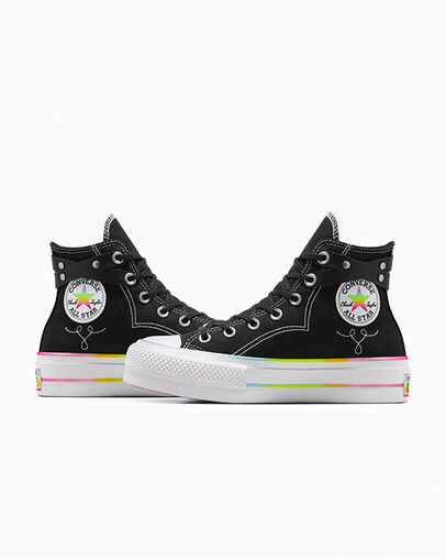 Black High Tops, Low Tops, and Platform Shoes. Converse.com