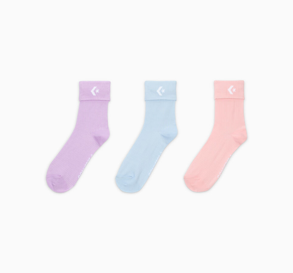 3-Pack Cuffed Anklet Socks
