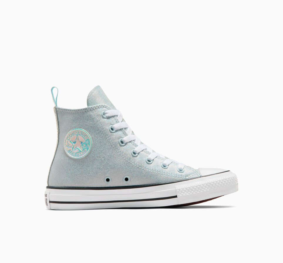 Chuck Taylor All Star Iridescent Big Kids High Top Shoe. Converse.com