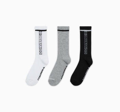 3-Pack Logo Crew Socks