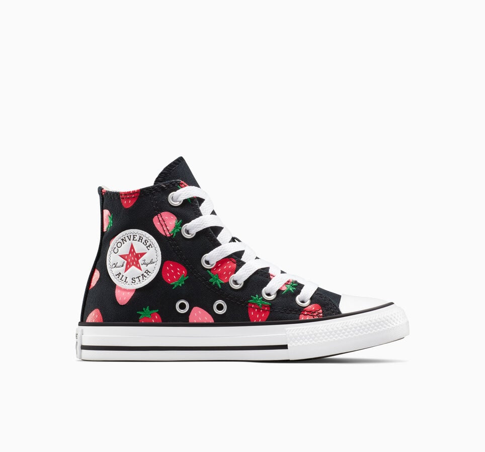 Chuck Taylor All Star Strawberries Little Kids High Top Shoe. Converse.com