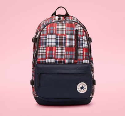 Patchwork Straight Edge Backpack