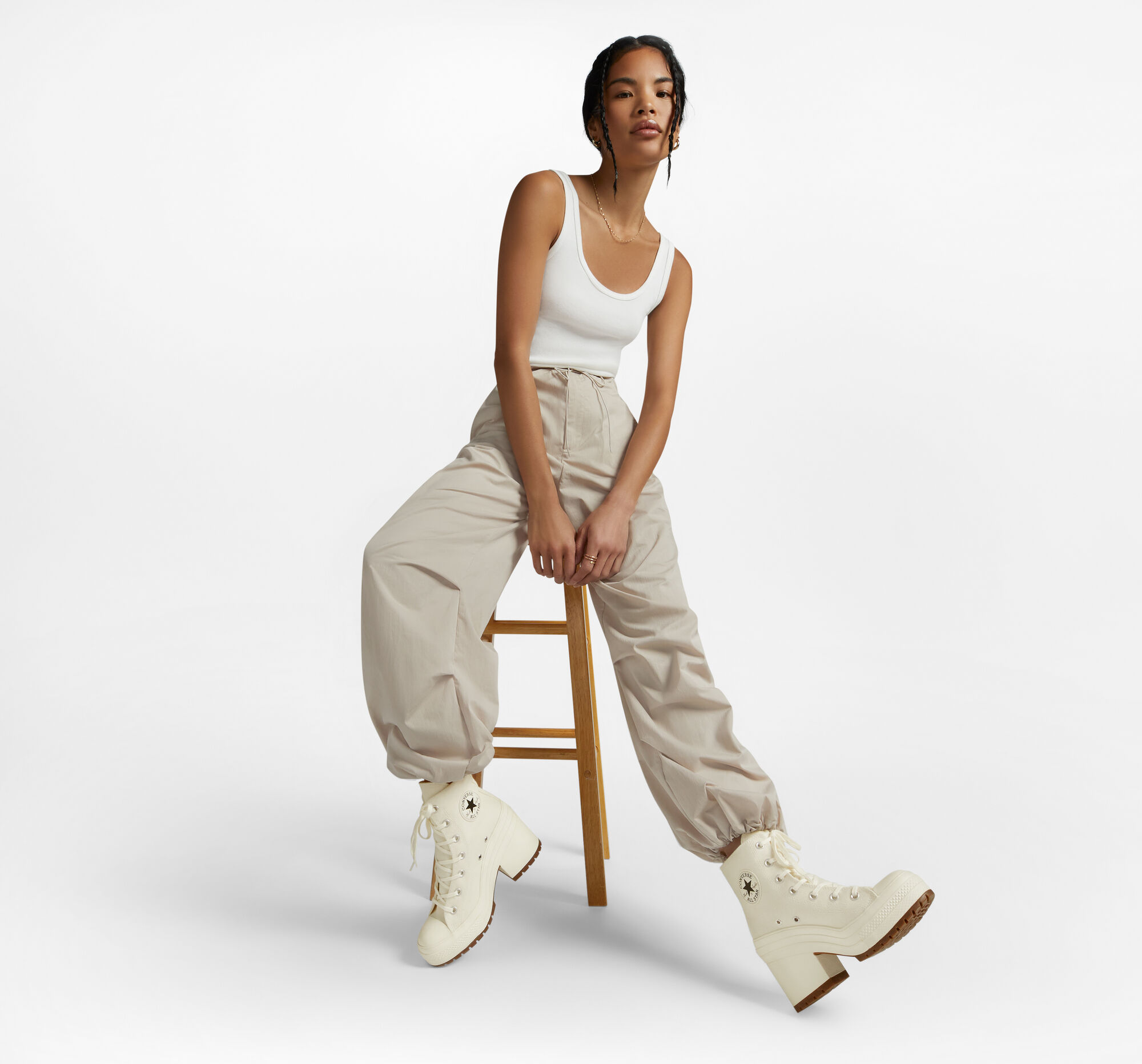 Chuck 70 De Luxe Heel Women's High Top Shoe. Converse.com