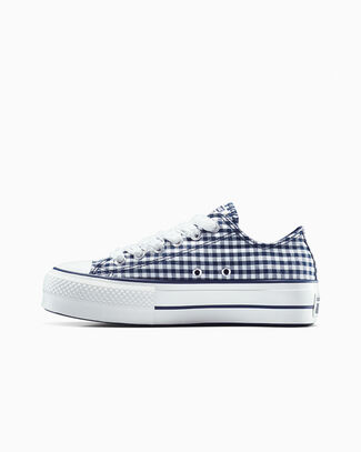 Chuck Taylor All Star Lift Platform Gingham Women's High Top Shoe ...