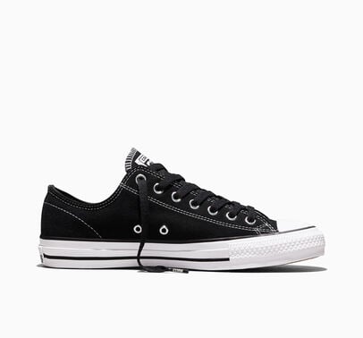 black converse low