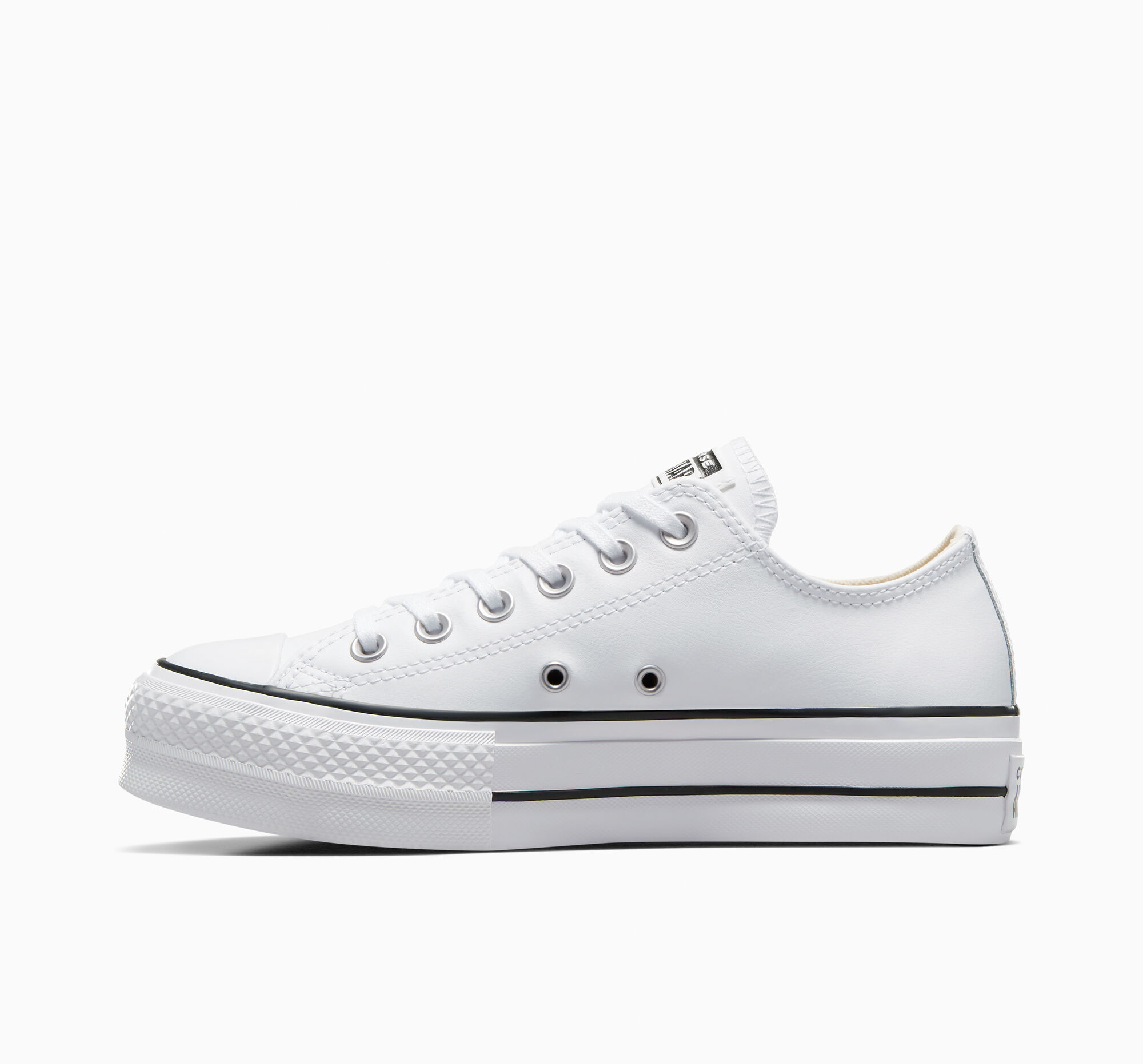 Chuck Taylor All Star Lift Platform Leather Women's Low Top Shoe ...