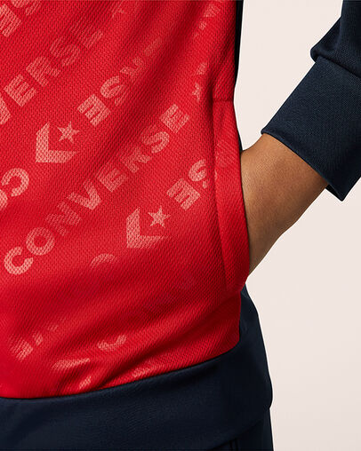 Colorblock Wordmark Track Full-Zip Jacket Boys' Jacket. Converse.com