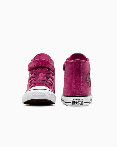 Chuck Taylor All Star Easy On Velvet Little Kids High Top Shoe ...