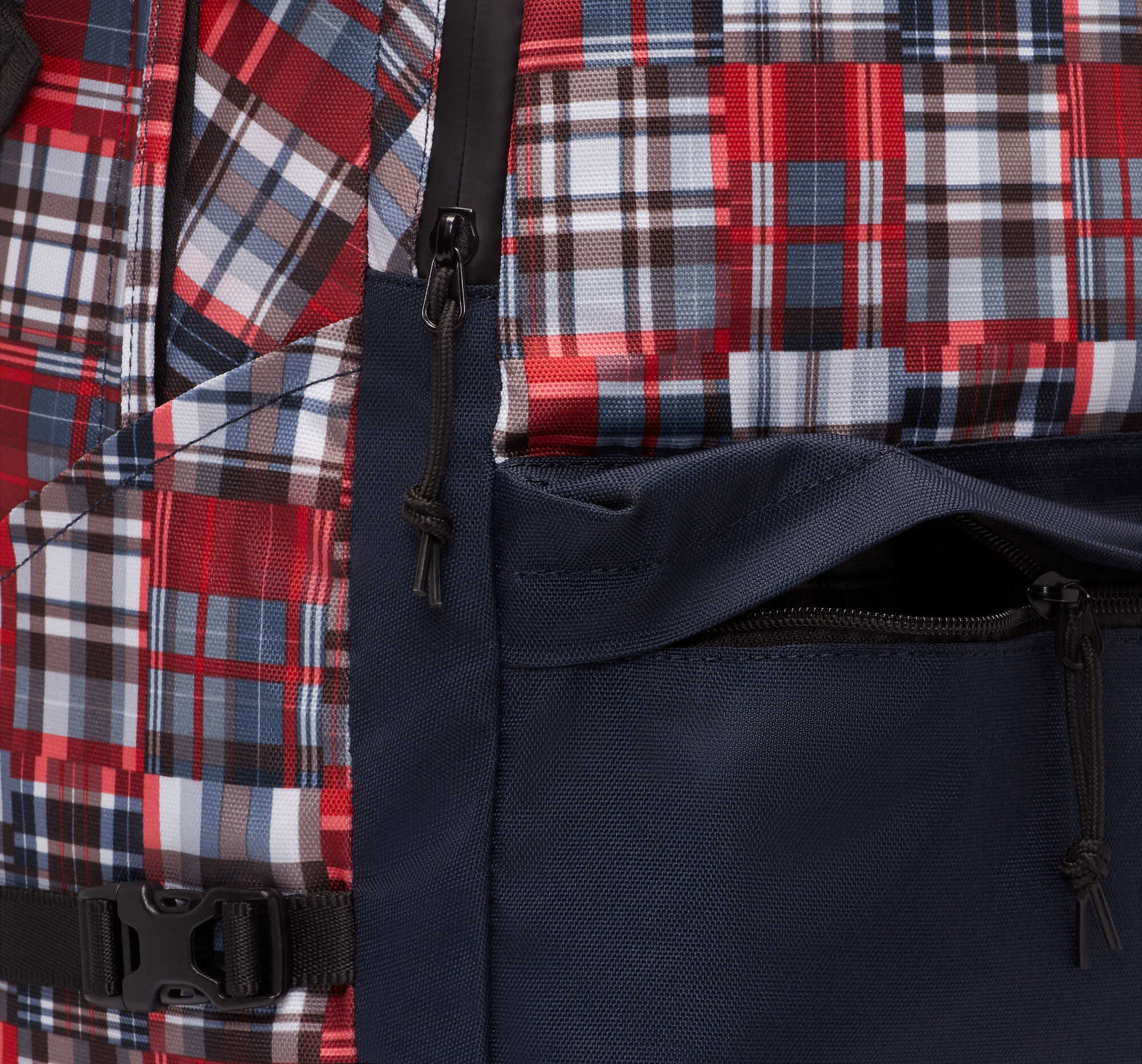 Patchwork Straight Edge Backpack