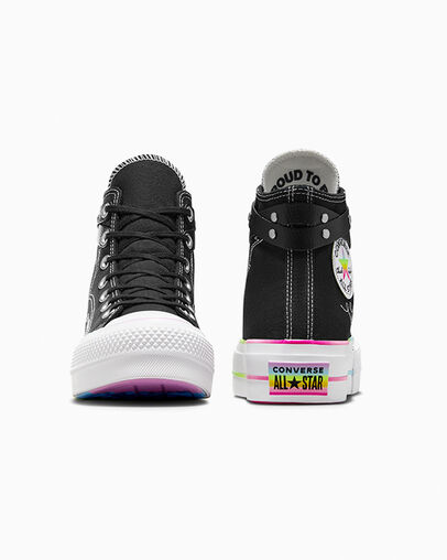 Black High Tops, Low Tops, and Platform Shoes. Converse.com
