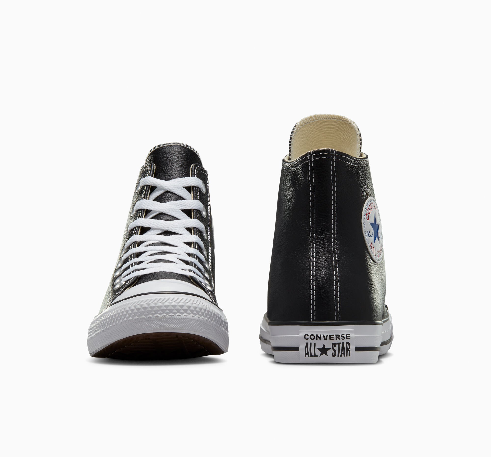 Chuck Taylor All Star Leather Unisex High Top Shoe. Converse.com