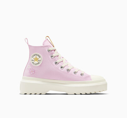 Chuck Taylor All Star Lugged Lift Platform Flowers Little Kids High Top ...
