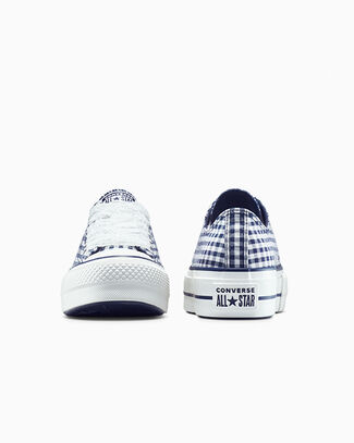 Chuck Taylor All Star Lift Platform Gingham Women's High Top Shoe ...