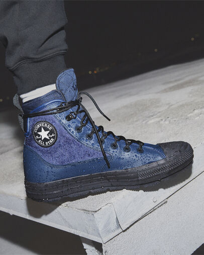 Dark Blue Converse All Star Shoe
