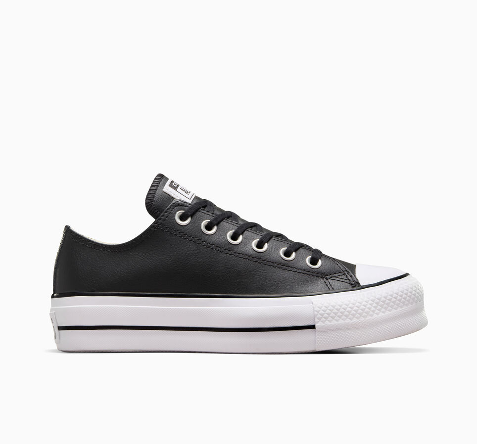 Chuck Taylor All Star Leather Platform Women's Low Top Shoe. Converse.com