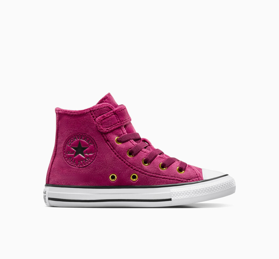 Chuck Taylor All Star Easy On Velvet Little Kids High Top Shoe ...
