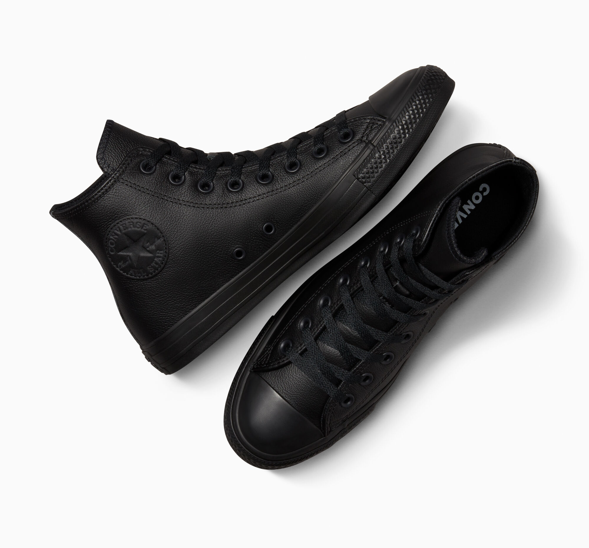 Chuck Taylor All Star Leather Unisex High Top Shoe. Converse.com