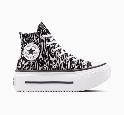 Chuck Taylor All Star Lift Double Stack Platform Leopard Unisex High ...