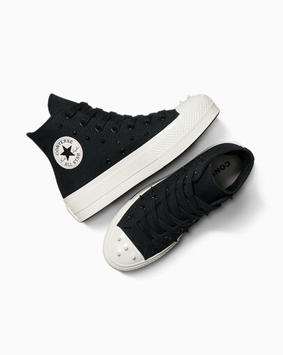 Chuck Taylor All Star Lift Platform Spikes Women's High Top Shoe ...