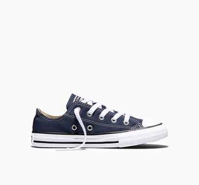 Chuck Taylor All Star Navy Blue Low Top Little Kids' Shoe