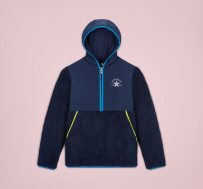 Sherpa Half Zip Jacket Big Kids Jacket. Converse.com
