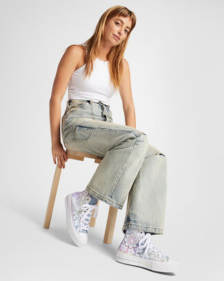 Chuck 70 Gradient Flowers Women's High Top Shoe. Converse.com