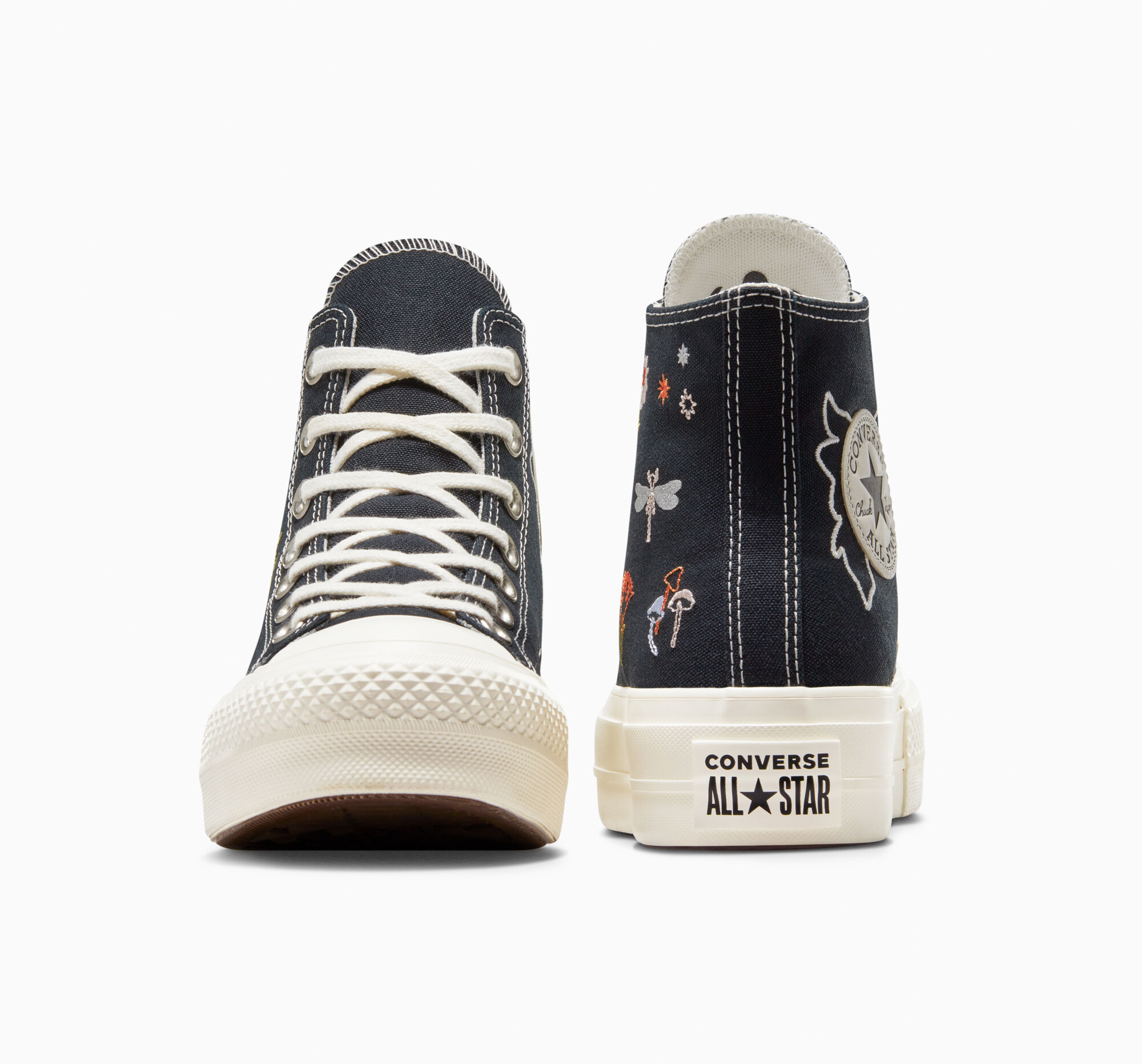 Chuck Taylor All Star Lift Platform Enchanted Garden Women's High Top ...